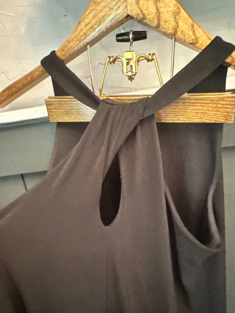 CeCe | Dresses | Cece Black Little Black Dress Size Small Twist Back ...
